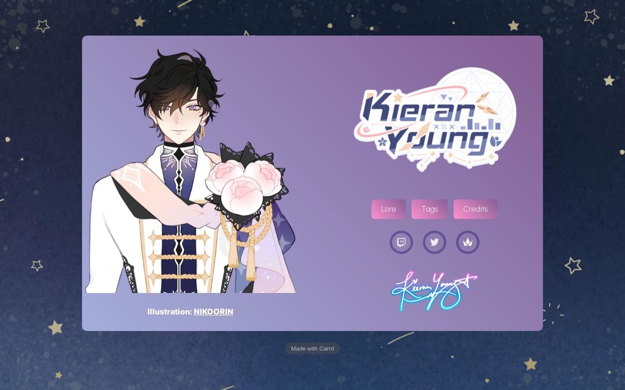 Kieran Young - Magical Idol VTuber